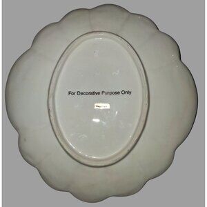 Unbranded | Accents | Decorative Ceramic Wall Plate 3d Embossed Lady In ...